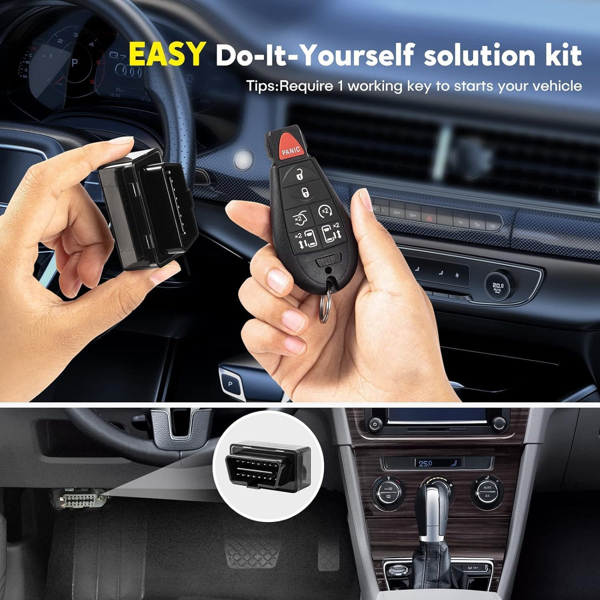 DIY Key Fob Replacement Compatible for Town and Country Dodge Grand Ca – Smart Key Solution